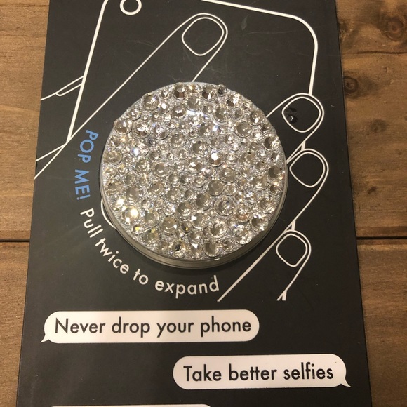 PopSocket | Accessories | Phone Popsocket With Swarovski Rhinestones ...